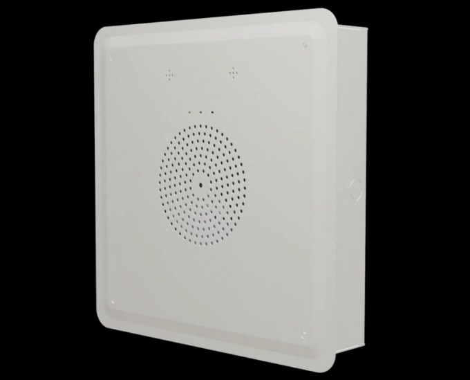 PoE IP Ceiling Speaker Sip Paging Speaker With LED HD Camera