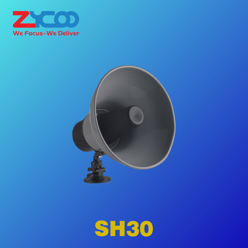 PoE+ Sip Horn Speaker EN 55032:2015 30 Watt Valcom Ip Paging Horn